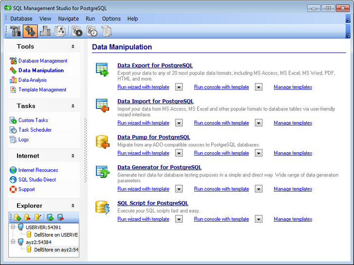 Online Documentation for SQL Management Studio for PostgreSQL | SQLManager